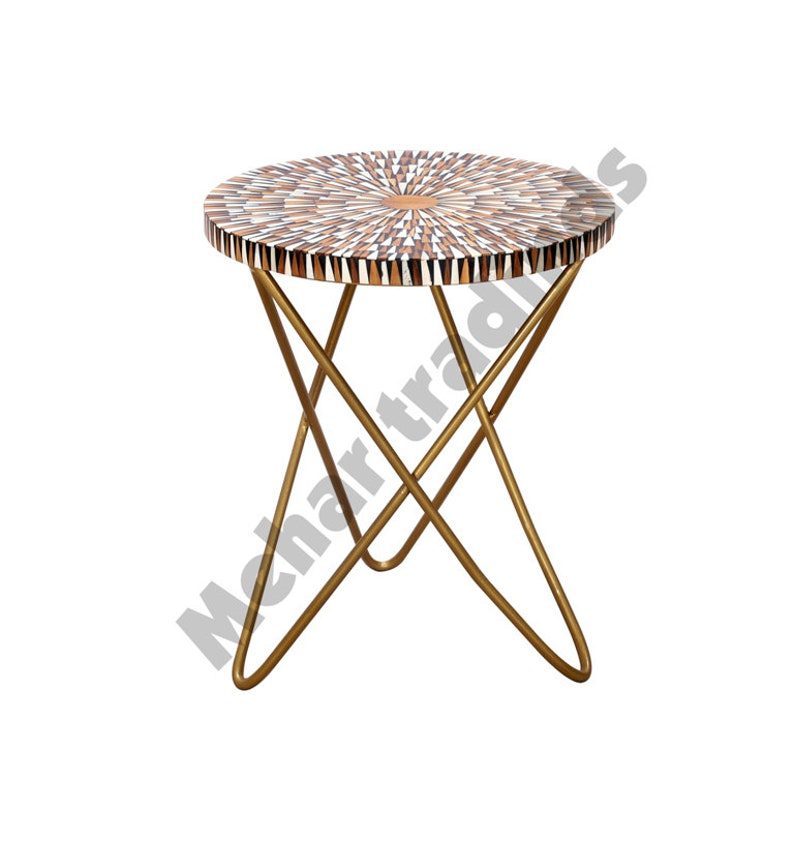Handmade Bone Teak Wood Inlay, Side Table , Side sand , Nesting Table ...