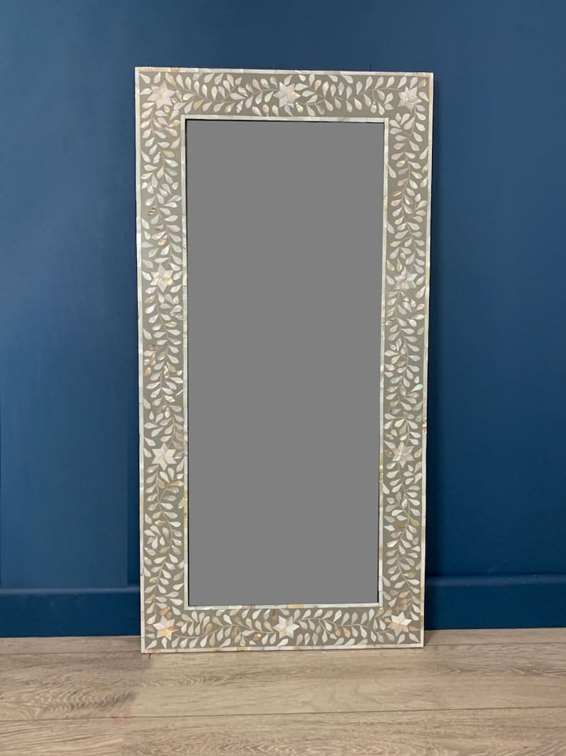 Mother Of Pearl Inlay Mirror, Mother of Pearl Inlay Mirror Frame - SwiftEZ