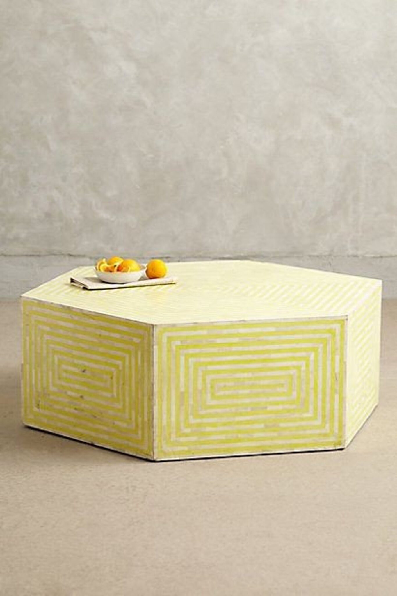 Handmade Indian Bone Inlay Stripe Coffee Table Bone Inlay Table - SwiftEZ